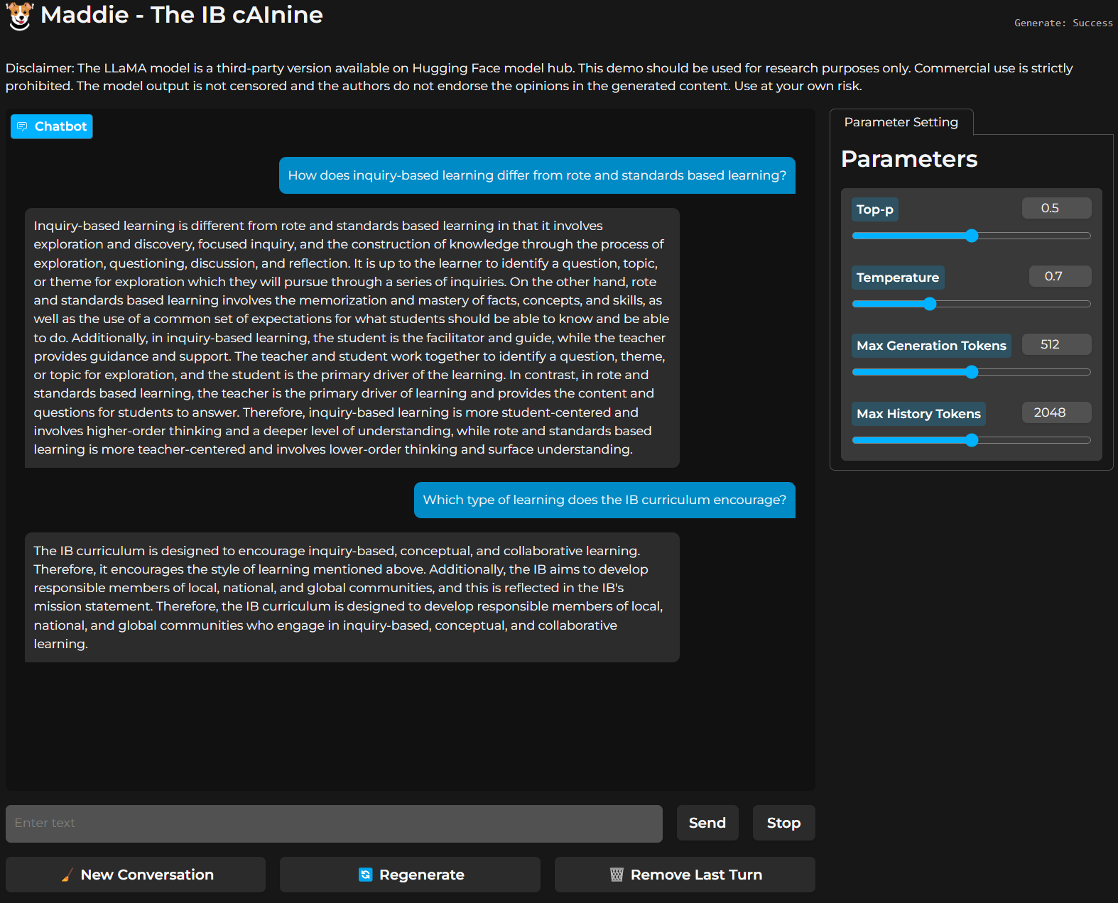 Maddie - The IB cAInine - for.education
